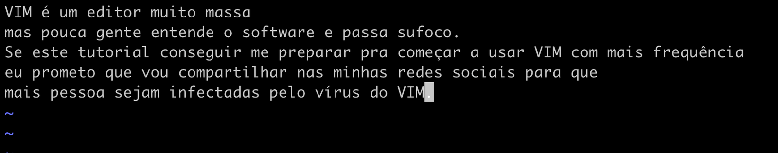 Comandos e atalhos do editor VIM para iniciantes - codamos.com.br