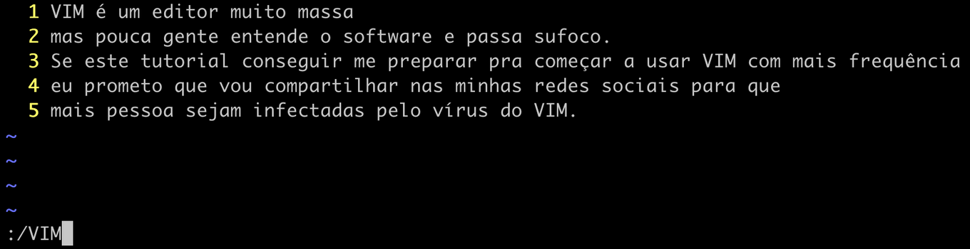Comandos e atalhos do editor VIM para iniciantes - codamos.com.br