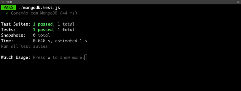 Como conectar com mongodb no node.js com TDD - codamos.com.br