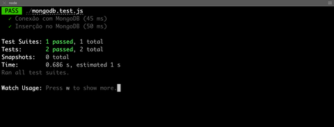 Como conectar com mongodb no node.js com TDD - codamos.com.br