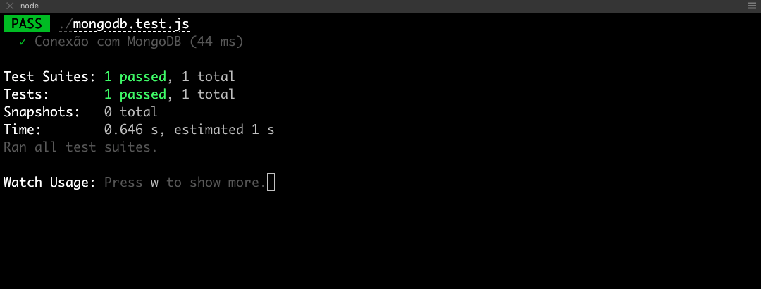 Como conectar com mongodb no node.js com TDD - codamos.com.br