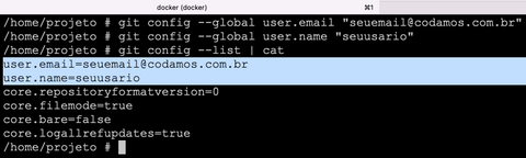 Como configurar o usuário e email do git em sua máquina - codamos.com.br